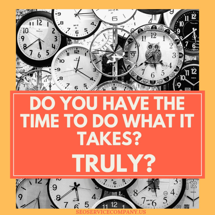 Do You Really Have The Time? | TGR SEO Company