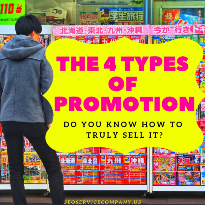 The 4 Types of Promotion | TGR SEO Company